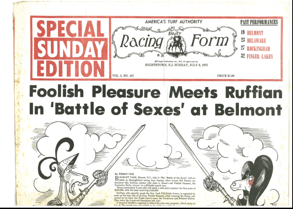 “All 1’s” Ruffian, The Real Story - Past The Wire