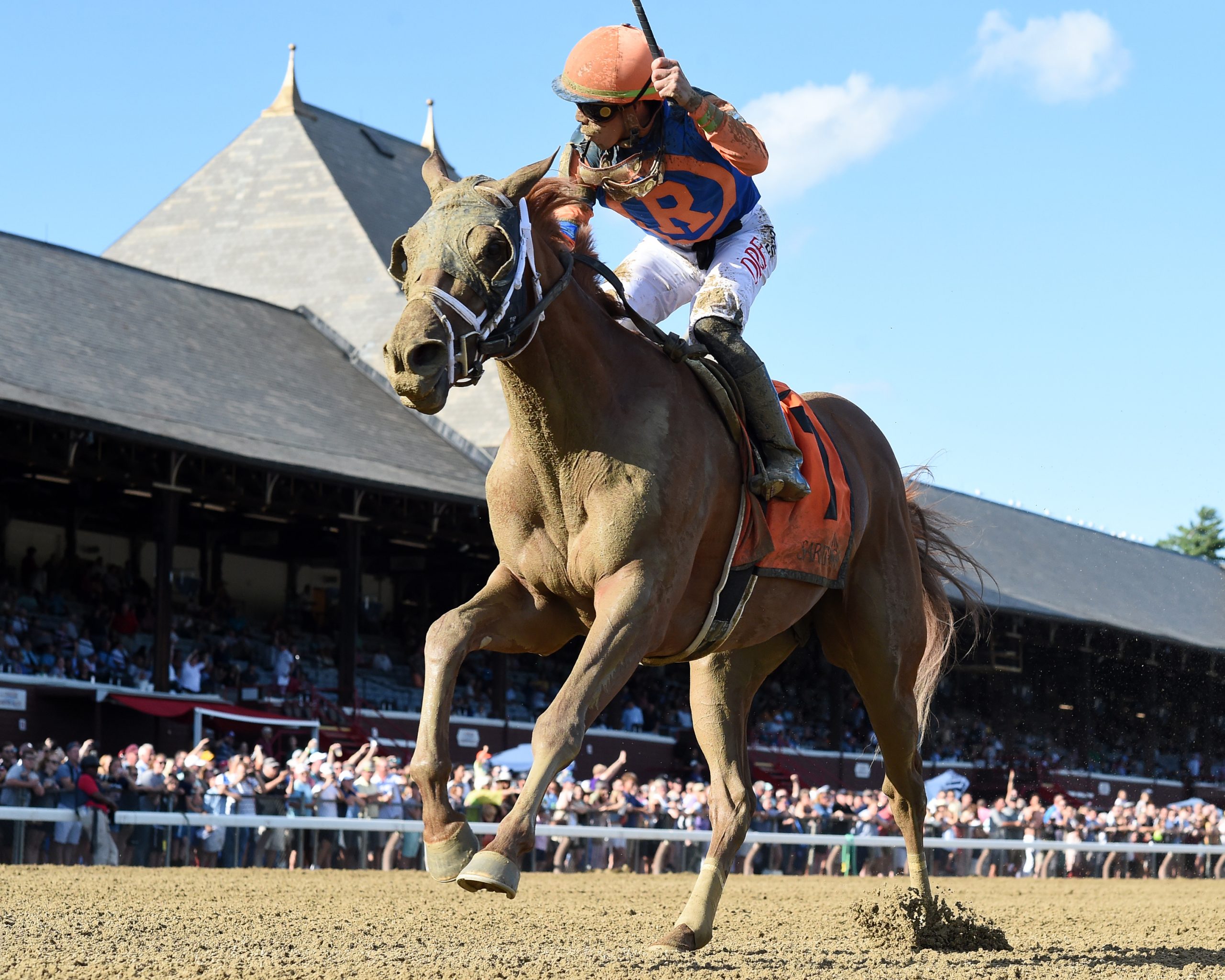 Dynamic One goes last-to-first in Curlin for first stakes win - Past ...