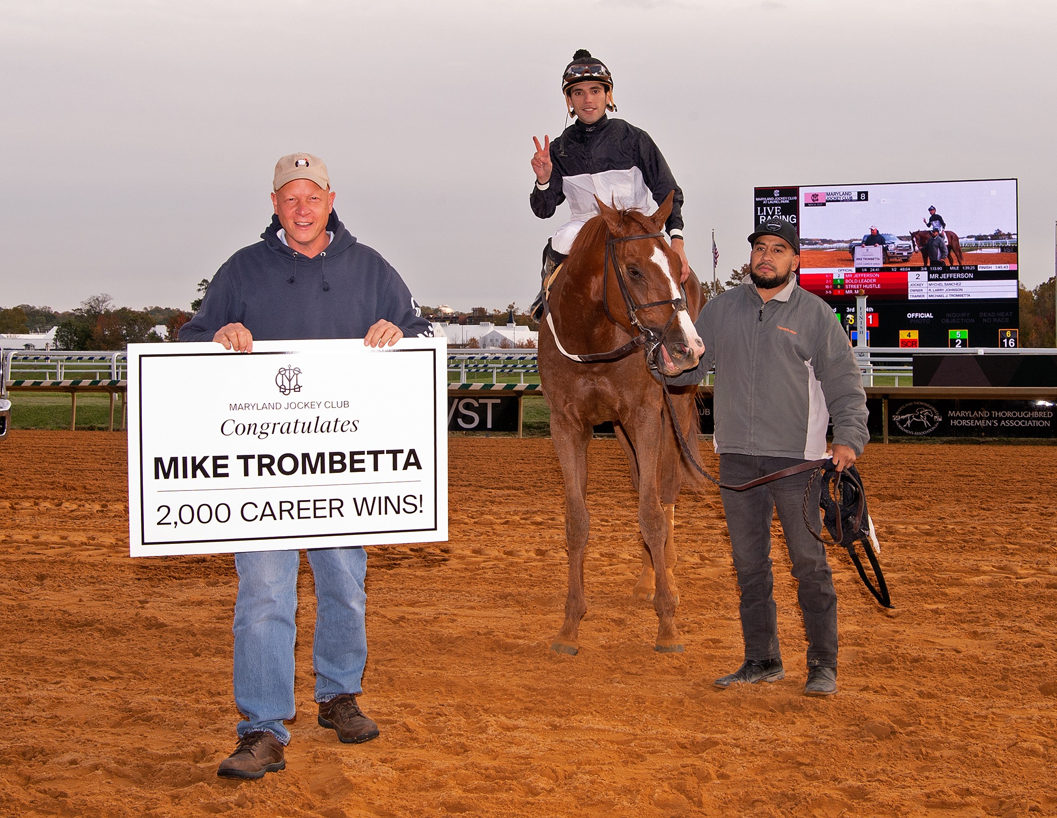Mr Jefferson Gives Trombetta 2,000th Career Victory - Past The Wire