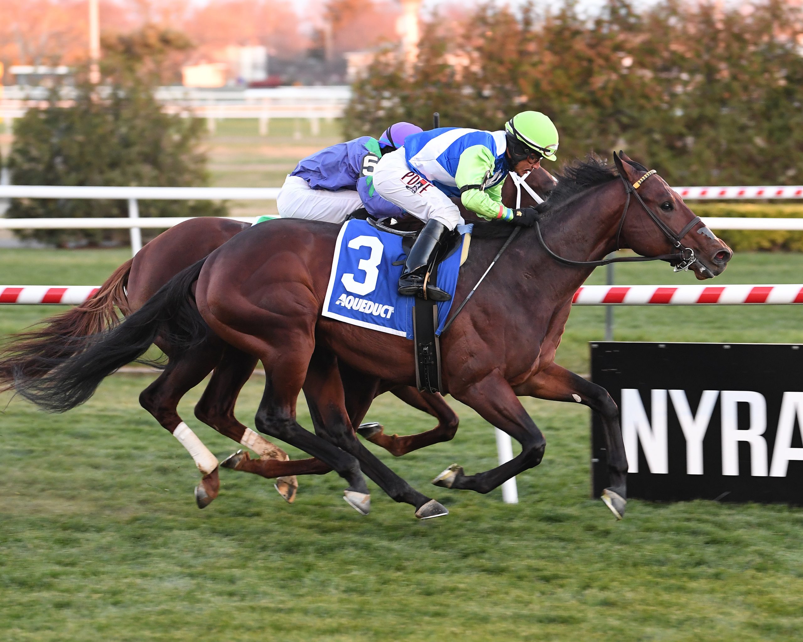 Arrest Me Red Goes for 4 in a Row in Silks Run - Past The Wire