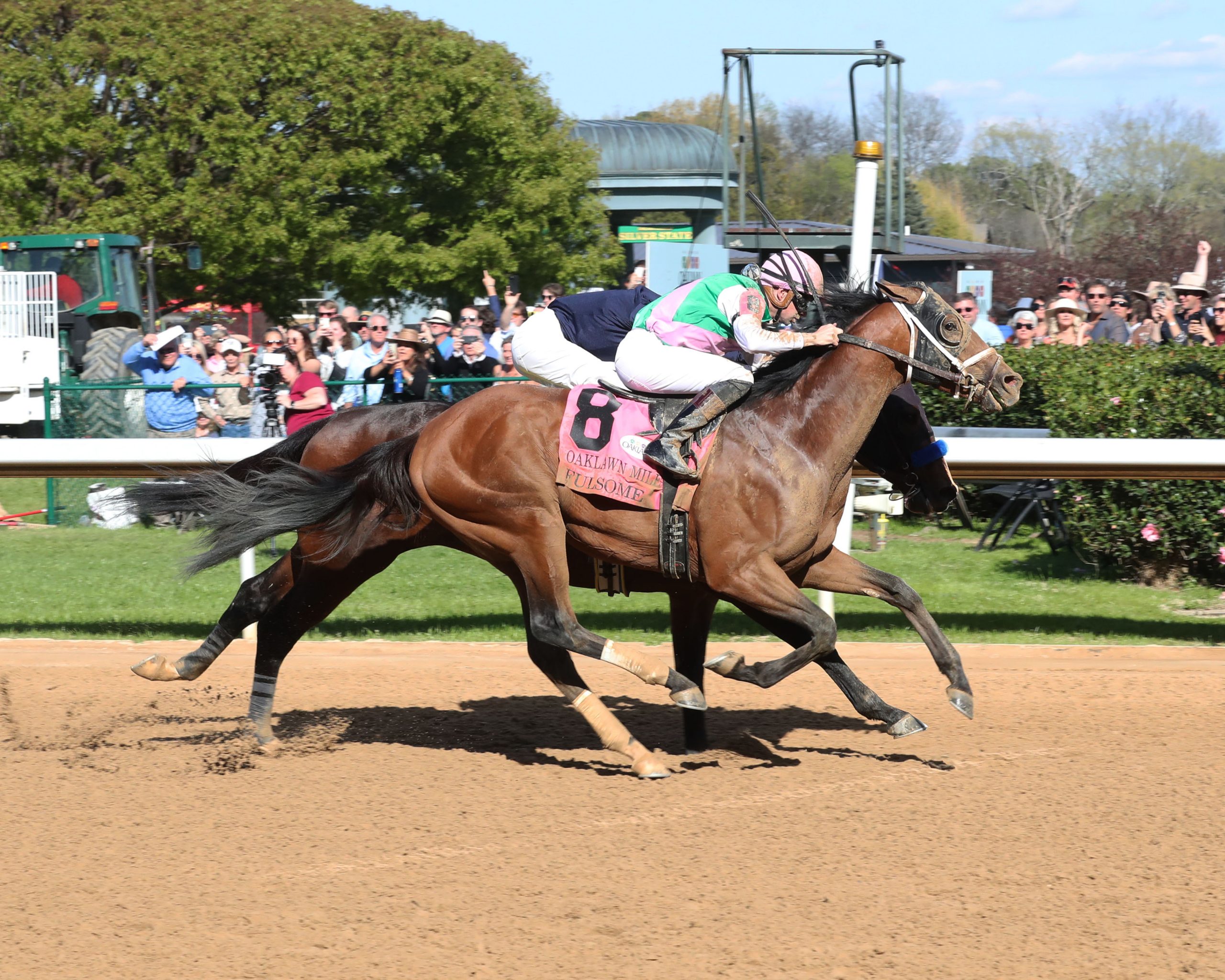 Fulsome Returns To Win Oaklawn Mile - Past The Wire