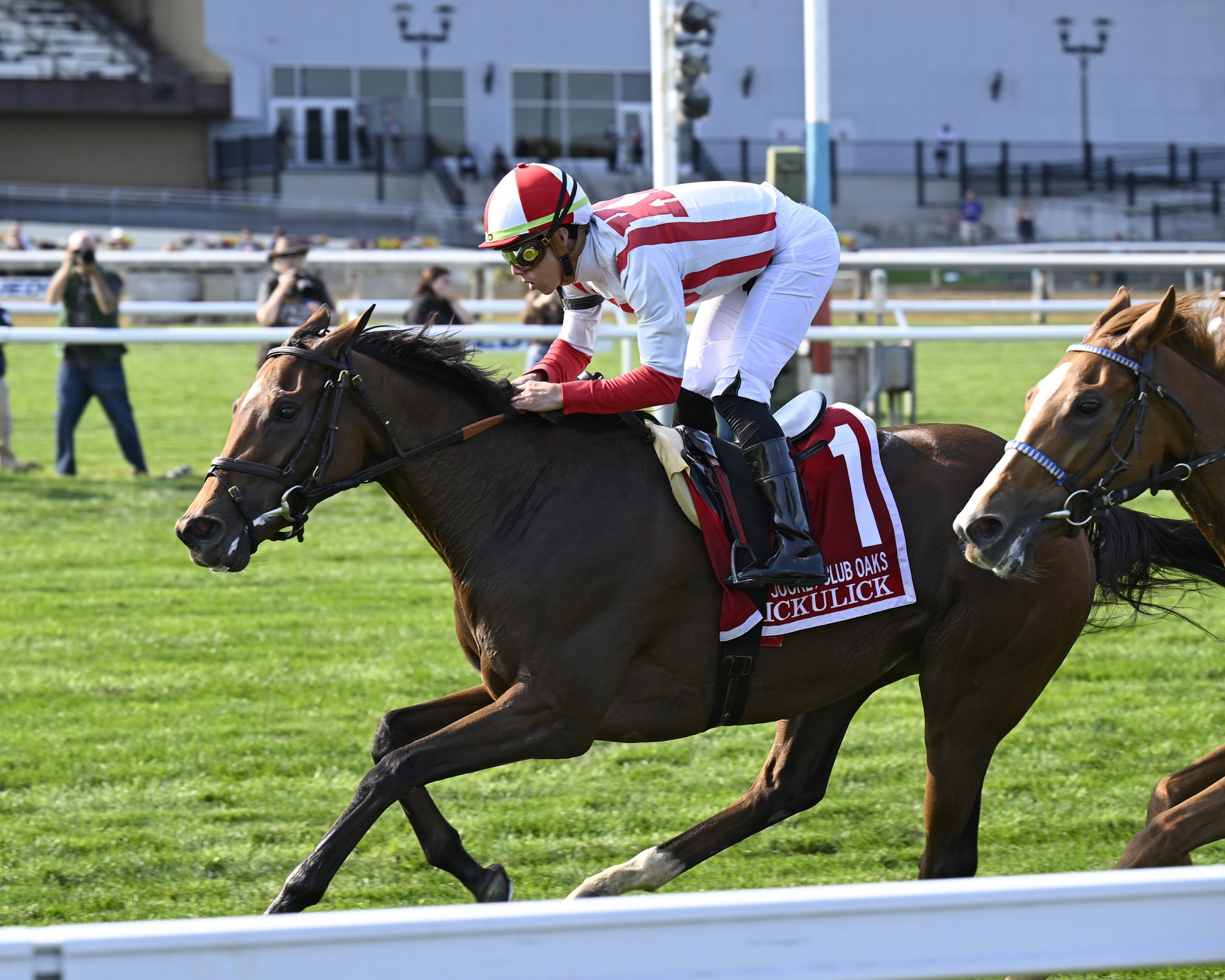 McKulick Sets Course Record in Jockey Club Oaks - Past The Wire