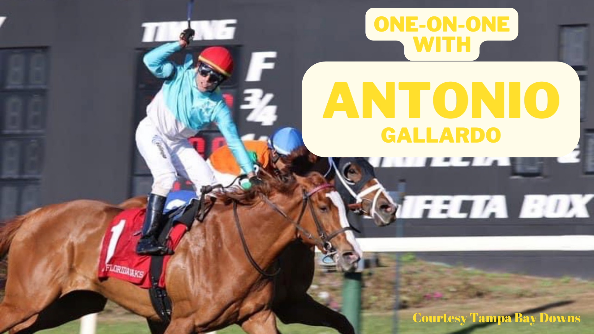 One-on-One with Jockey Antonio Gallardo - Past The Wire
