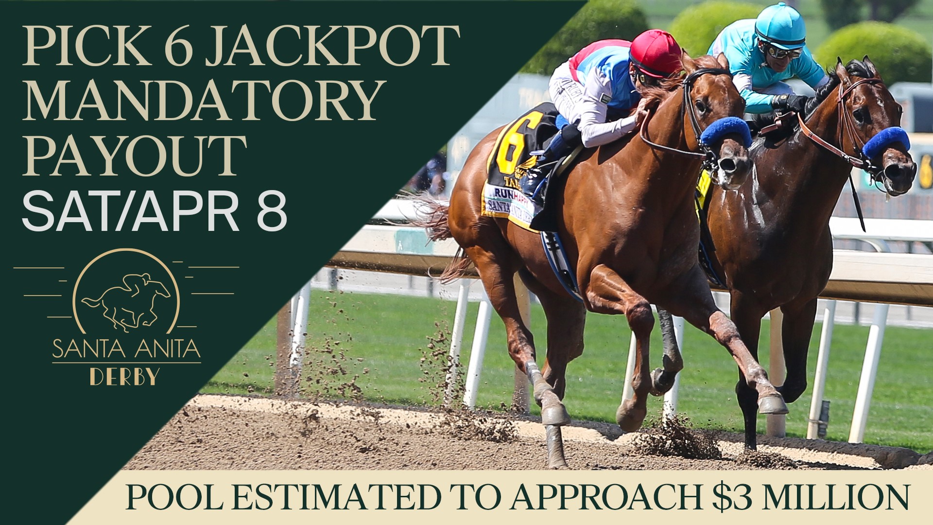 SA Derby Day: $3M 20 Cent Rainbow Pick 6 Pool Likely - Past The Wire