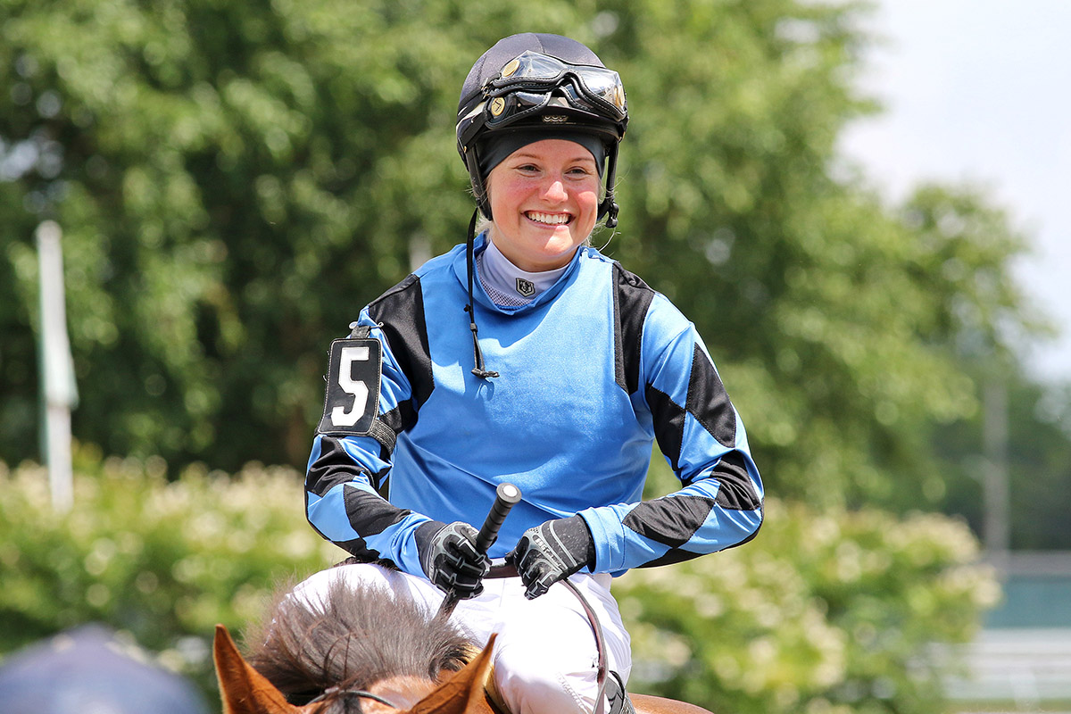 Apprentice Olver Finding Success at Monmouth in Her First Full Season ...