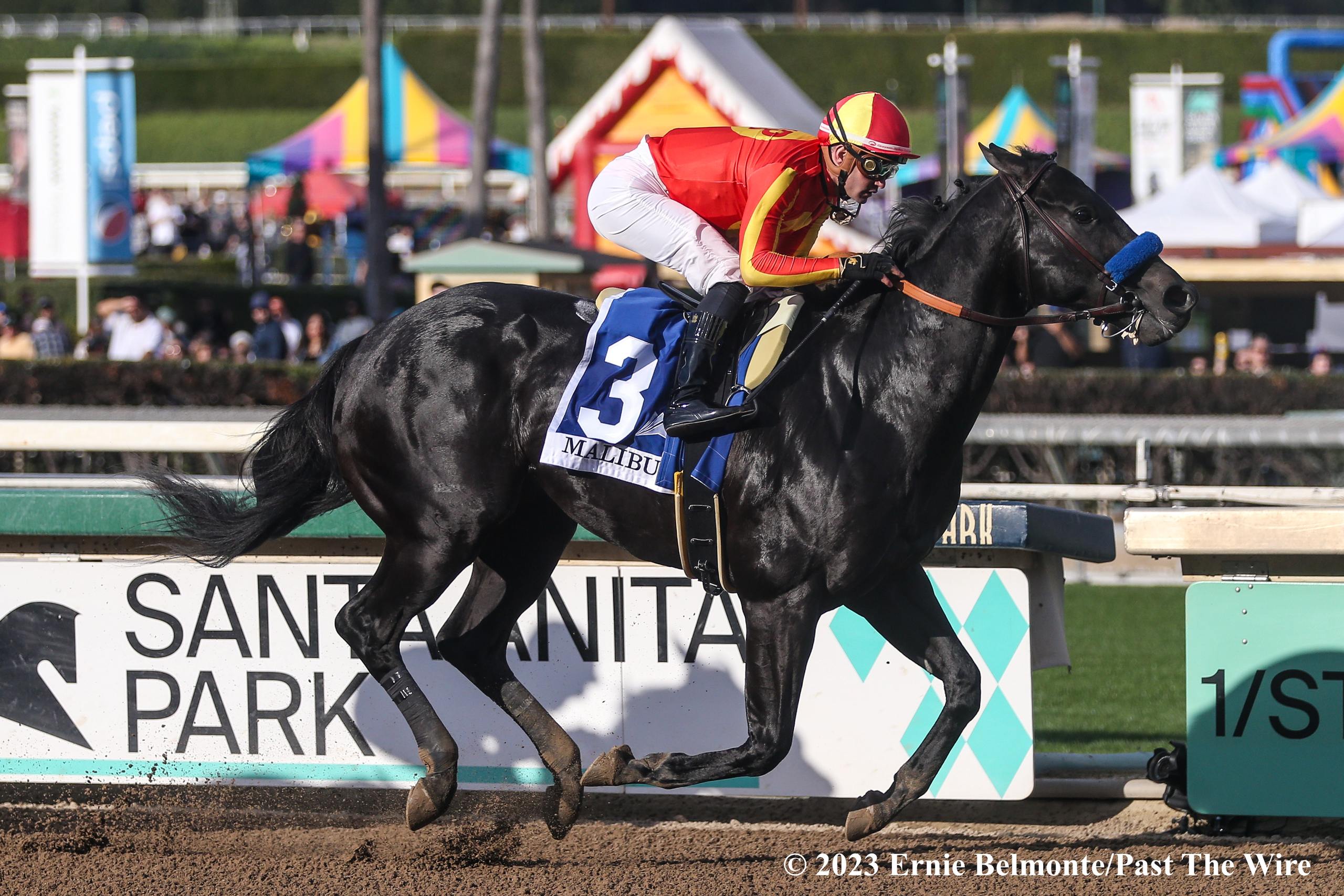 Speed Boat Beach Victorious in G1 Malibu for Baffert - Past The Wire