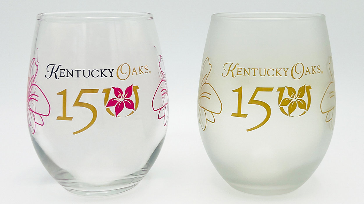 Official Kentucky Oaks 150 Lily Glass Now Available - Past The Wire