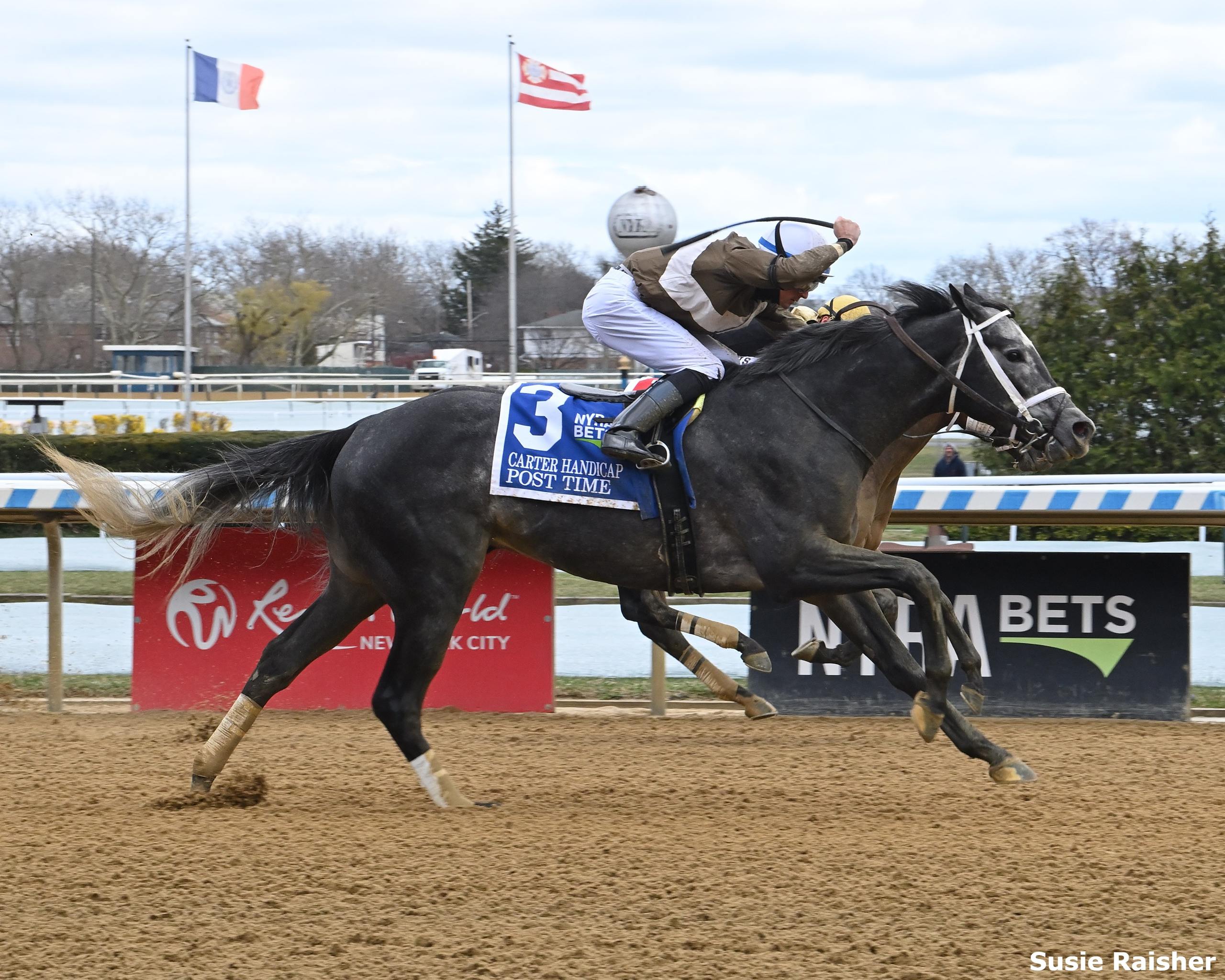 Post Time Earning Respect in Older Horse Division - Past The Wire