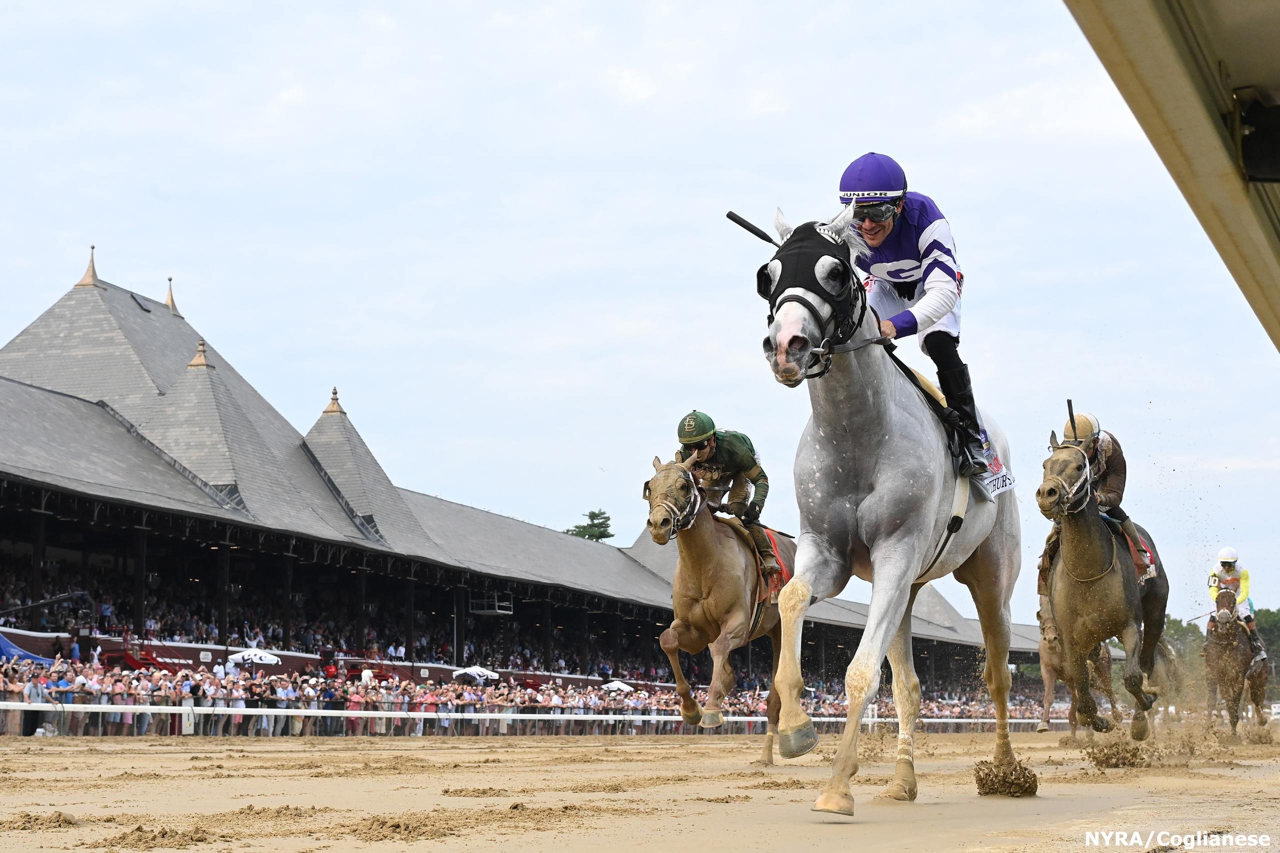 Arthur’s Ride Too Good in G1 Whitney - Past The Wire