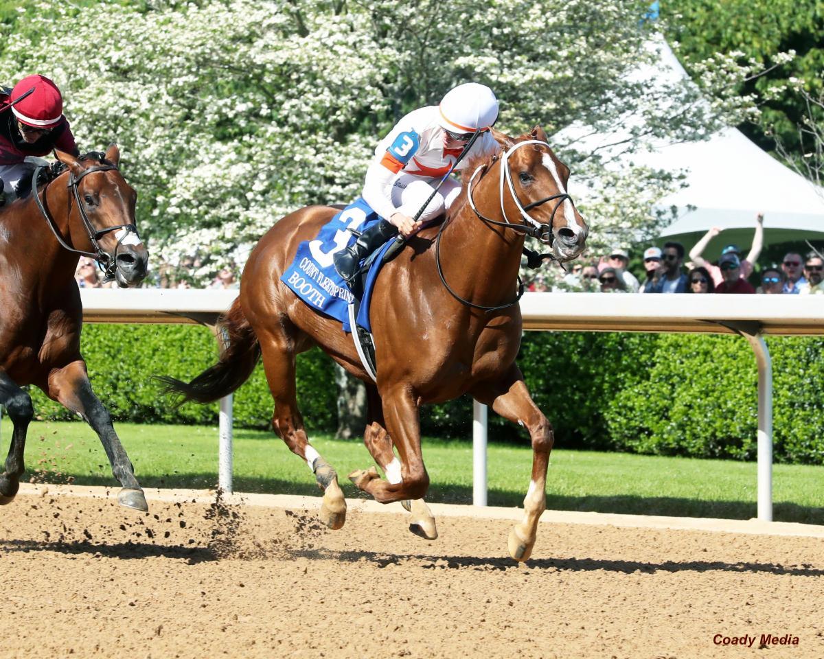 Booth Repells Rivals for Count Fleet Victory - Past The Wire