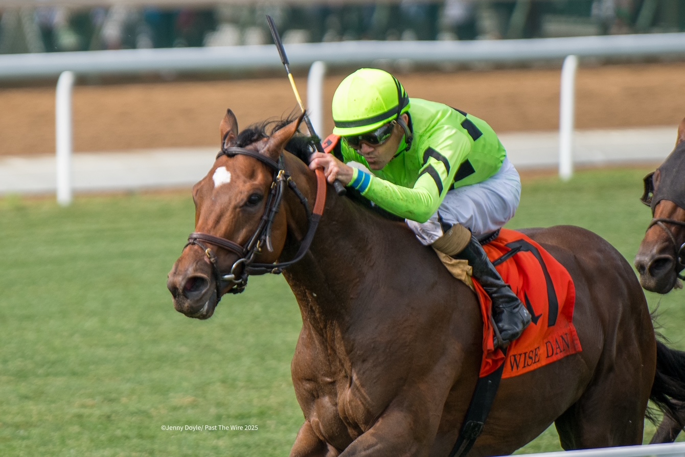 Brilliant Berti Thunders Home To Win G2 Wise Dan - Past The Wire