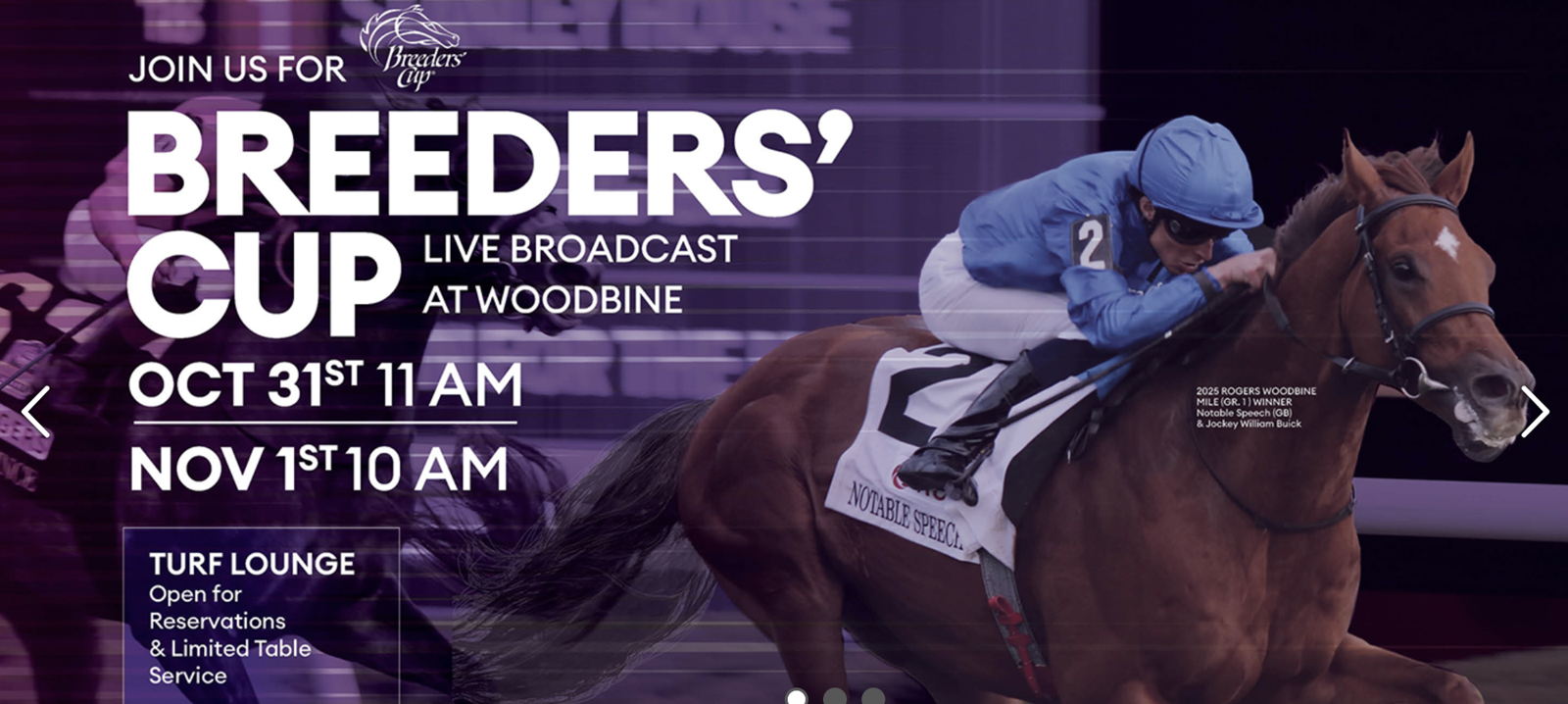 Watch and Wager on BC 25 at Woodbine - Past The Wire