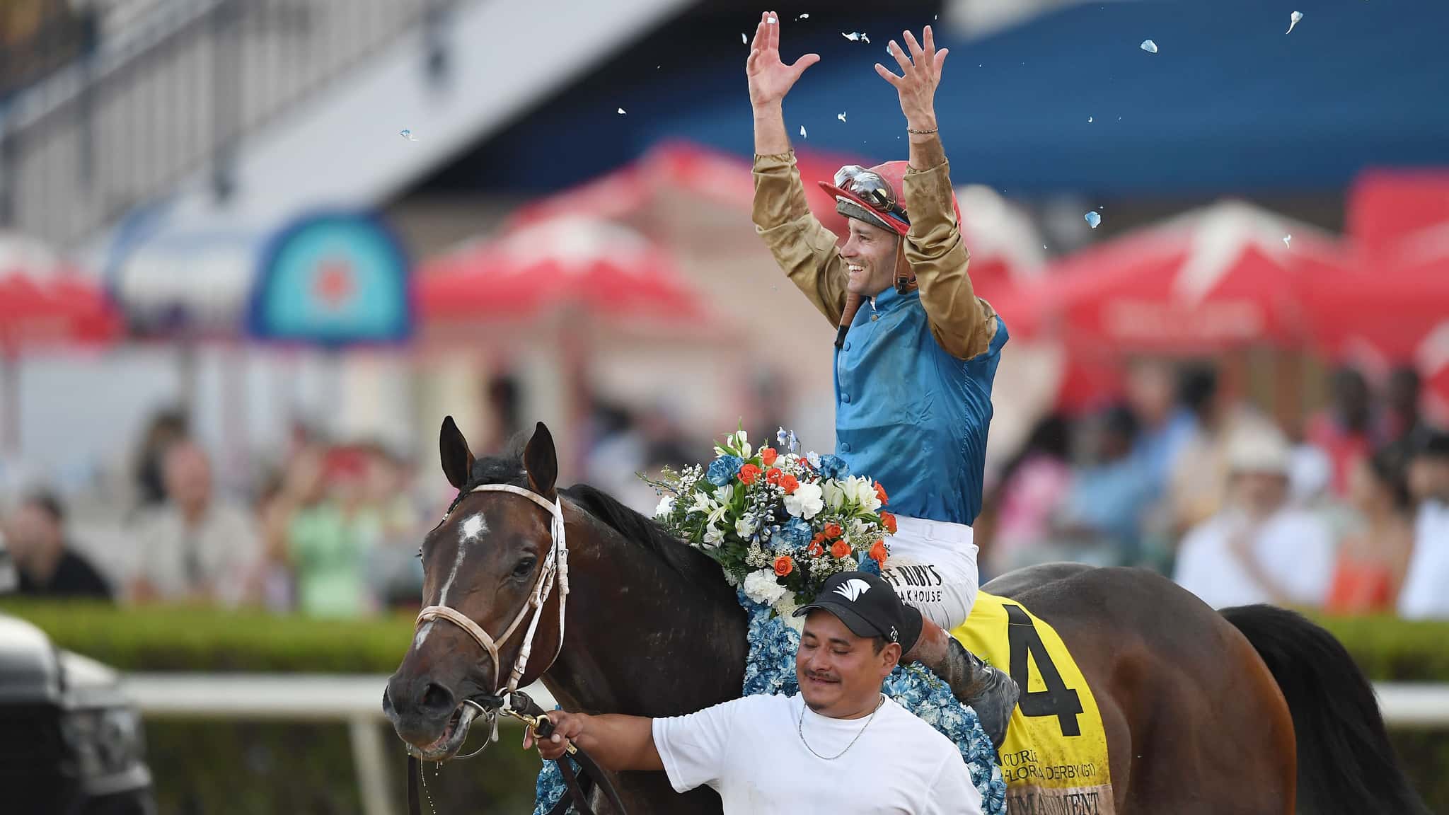 Commandment In Time in the Florida Derby - Past The Wire